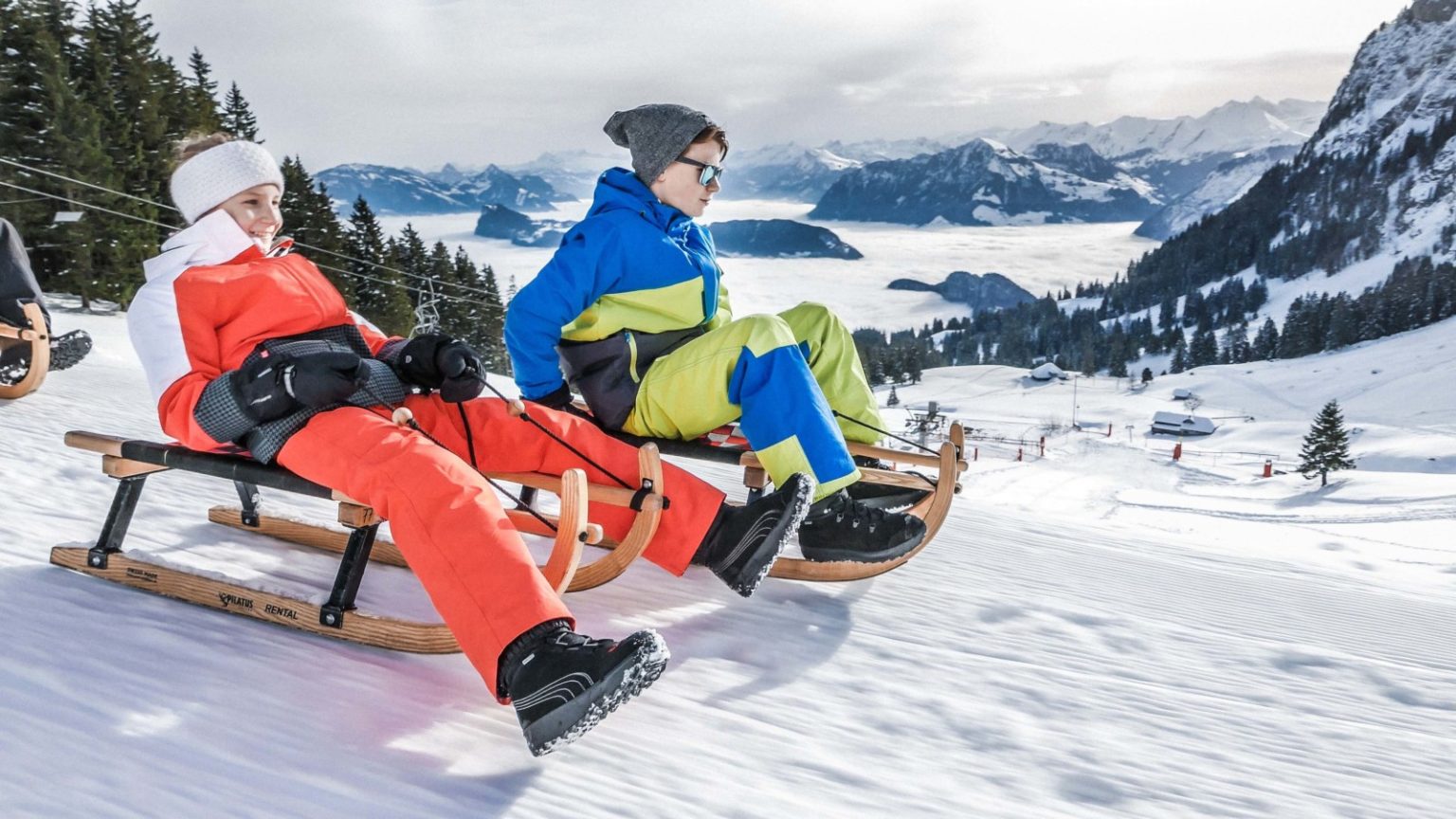 Snow & Fun für die ganze Familie auf dem Pilatus im Winter